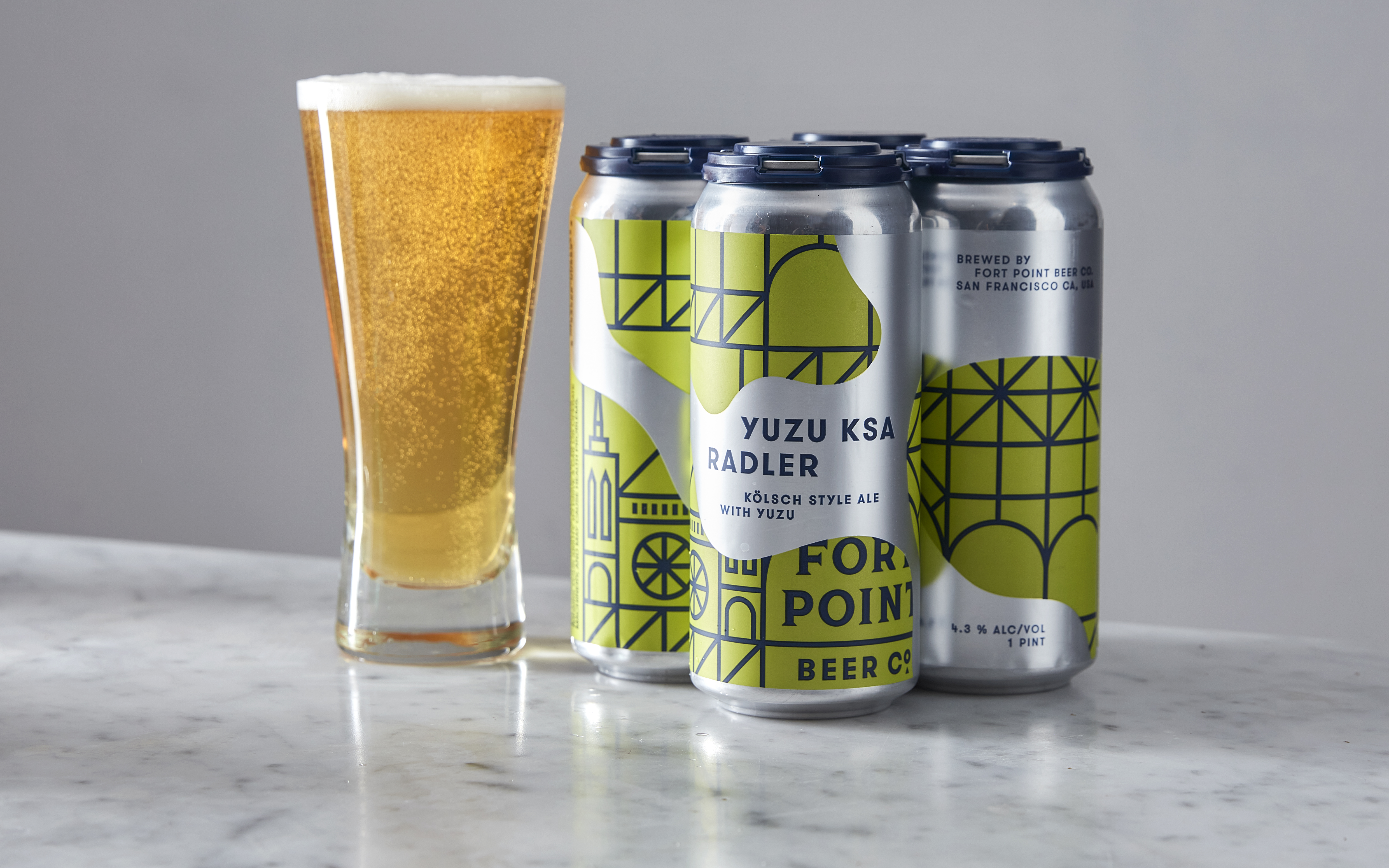 Yuzu KSA Radler | 4 count | Fort Point Beer Co. | Good Eggs