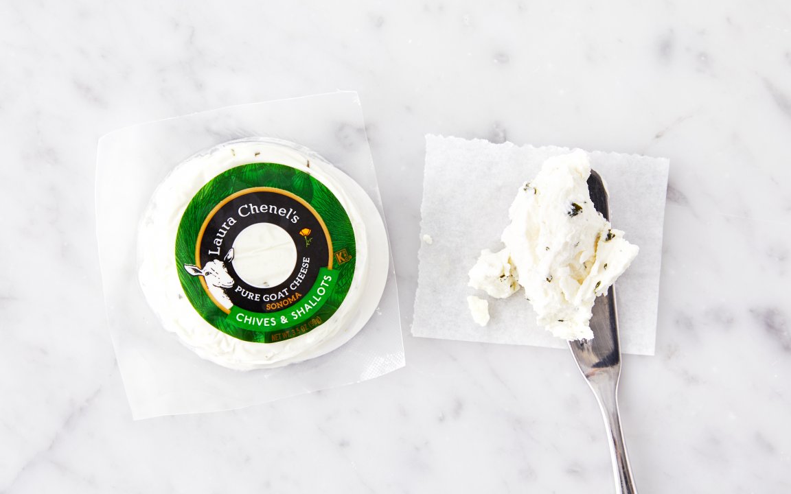 Chive & Shallot Chevre Medallion | 3.5 oz | Laura Chenel | Good Eggs
