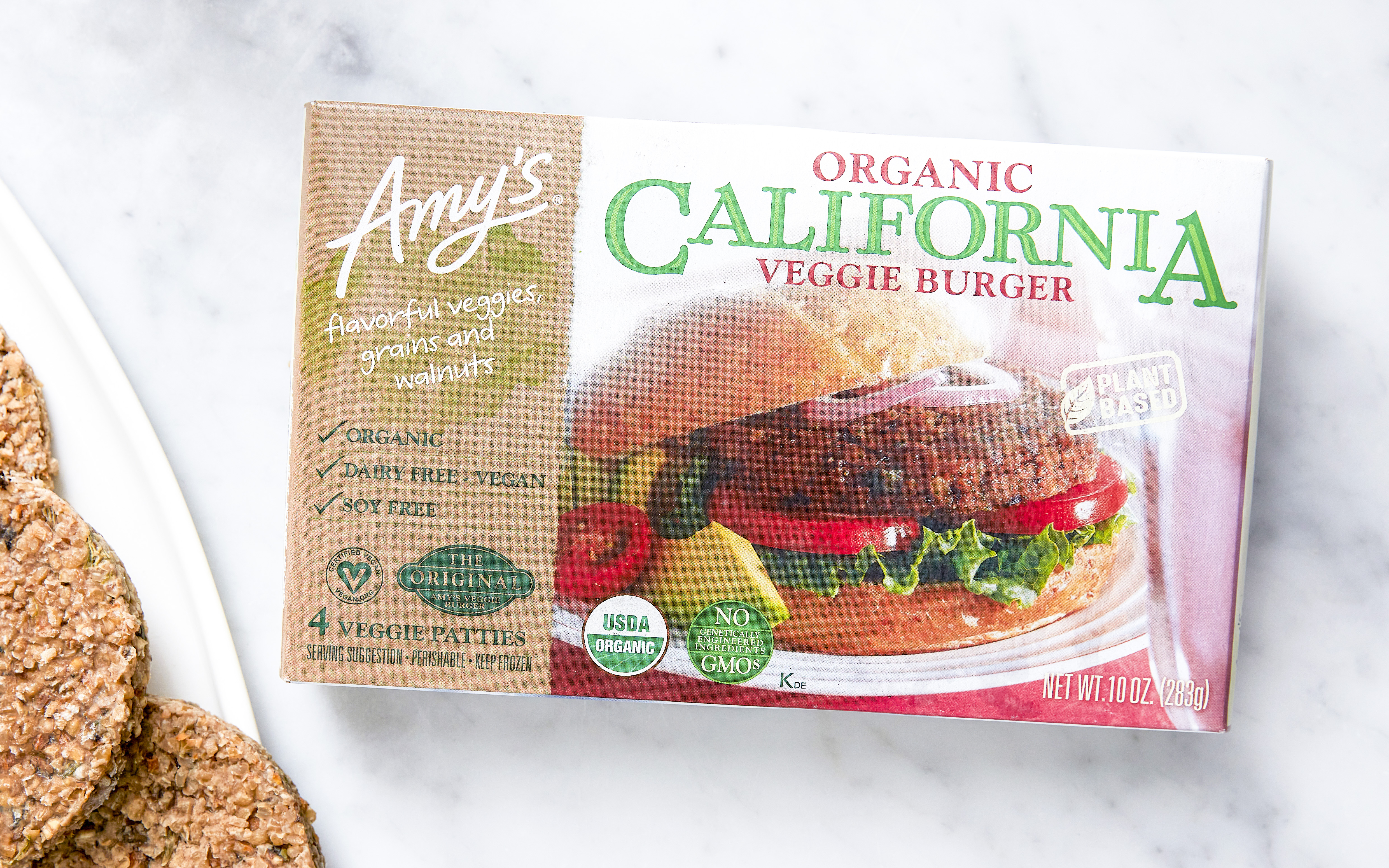 Organic California Veggie Burger | 10 oz | Amy's Kitchen | Good Eggs