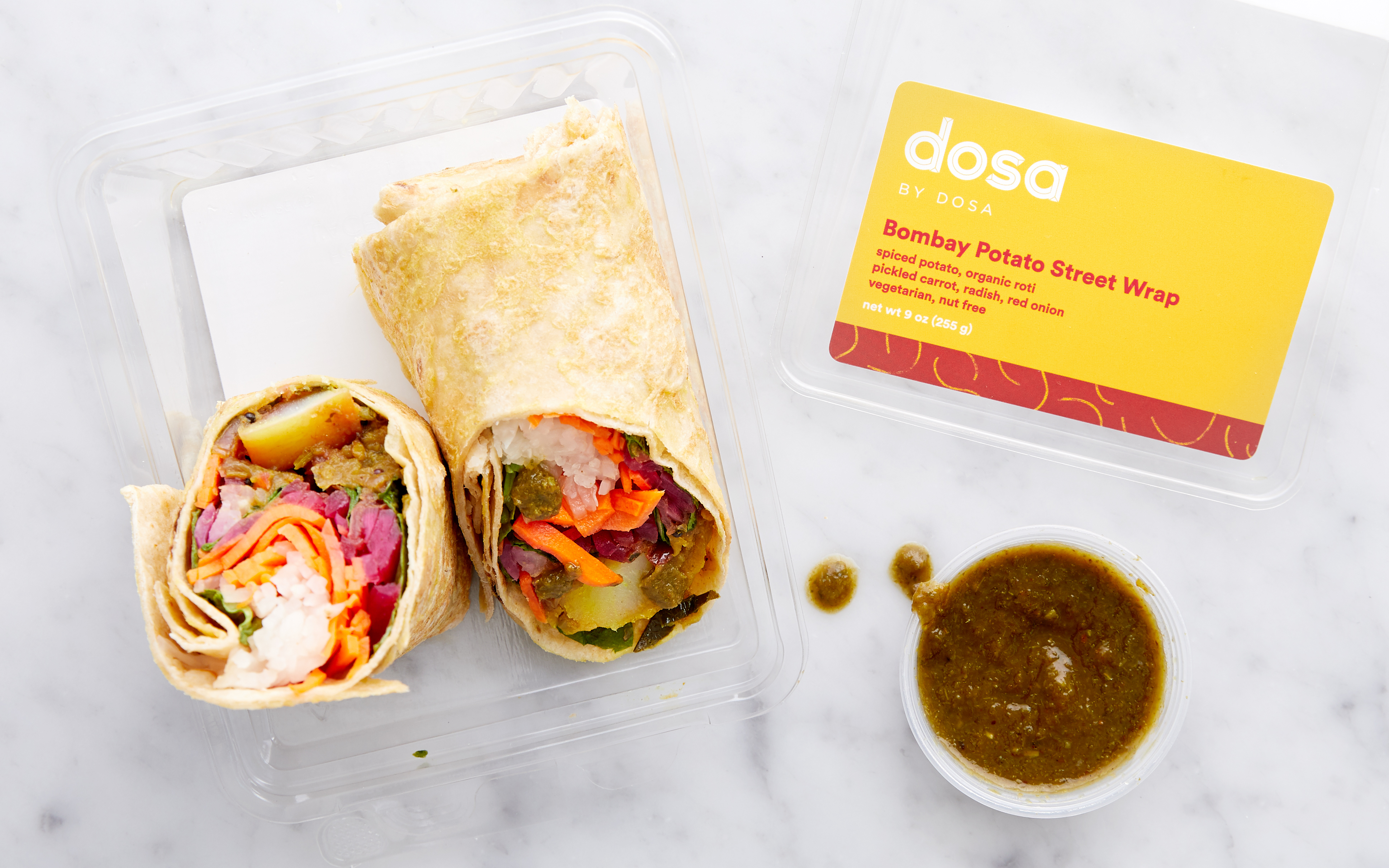 Bombay Potato Street Wrap | 9 oz | DOSA | Good Eggs