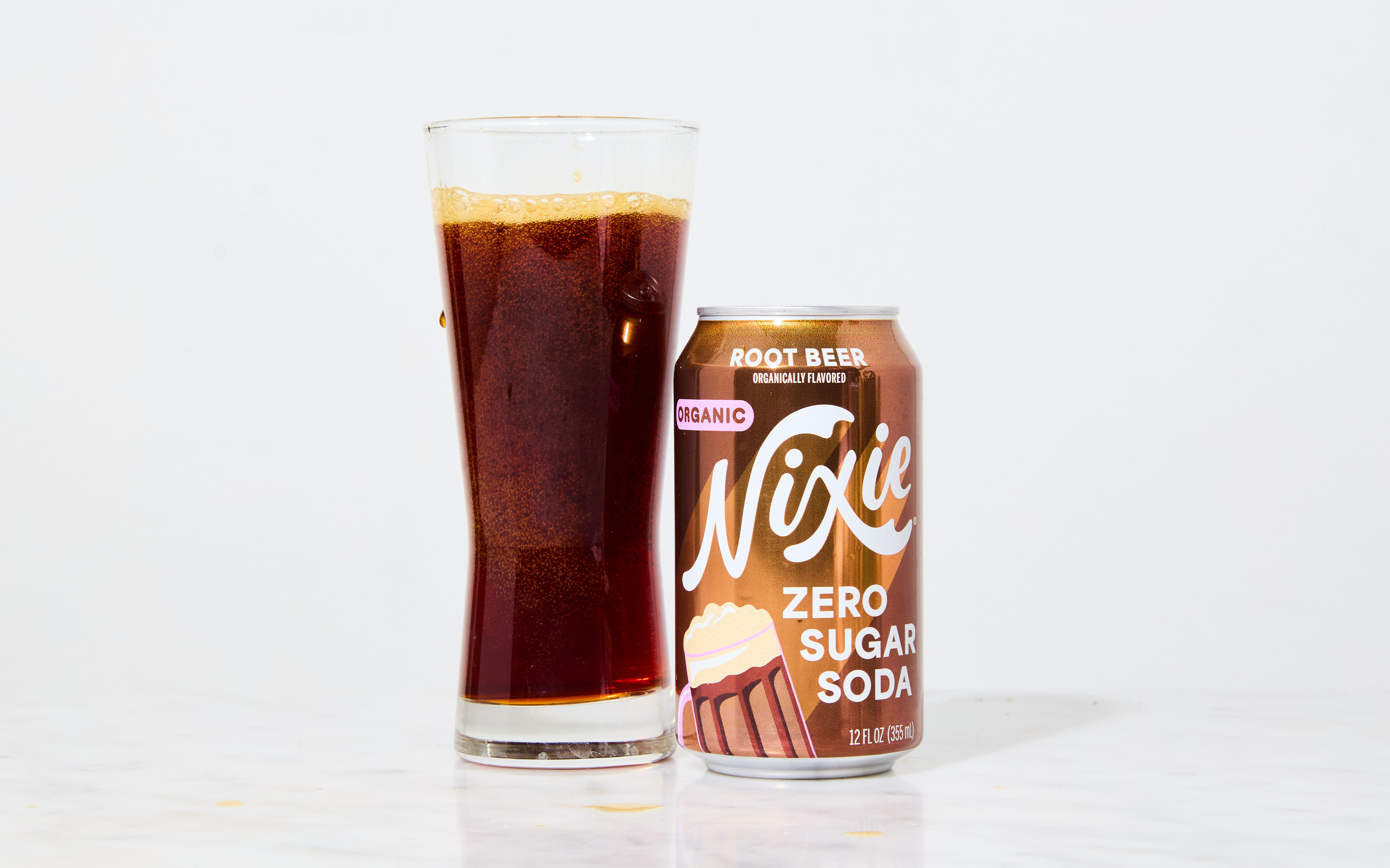 Organic Root Beer Zero Sugar Soda | 12 fl oz | Nixie Beverage Company ...