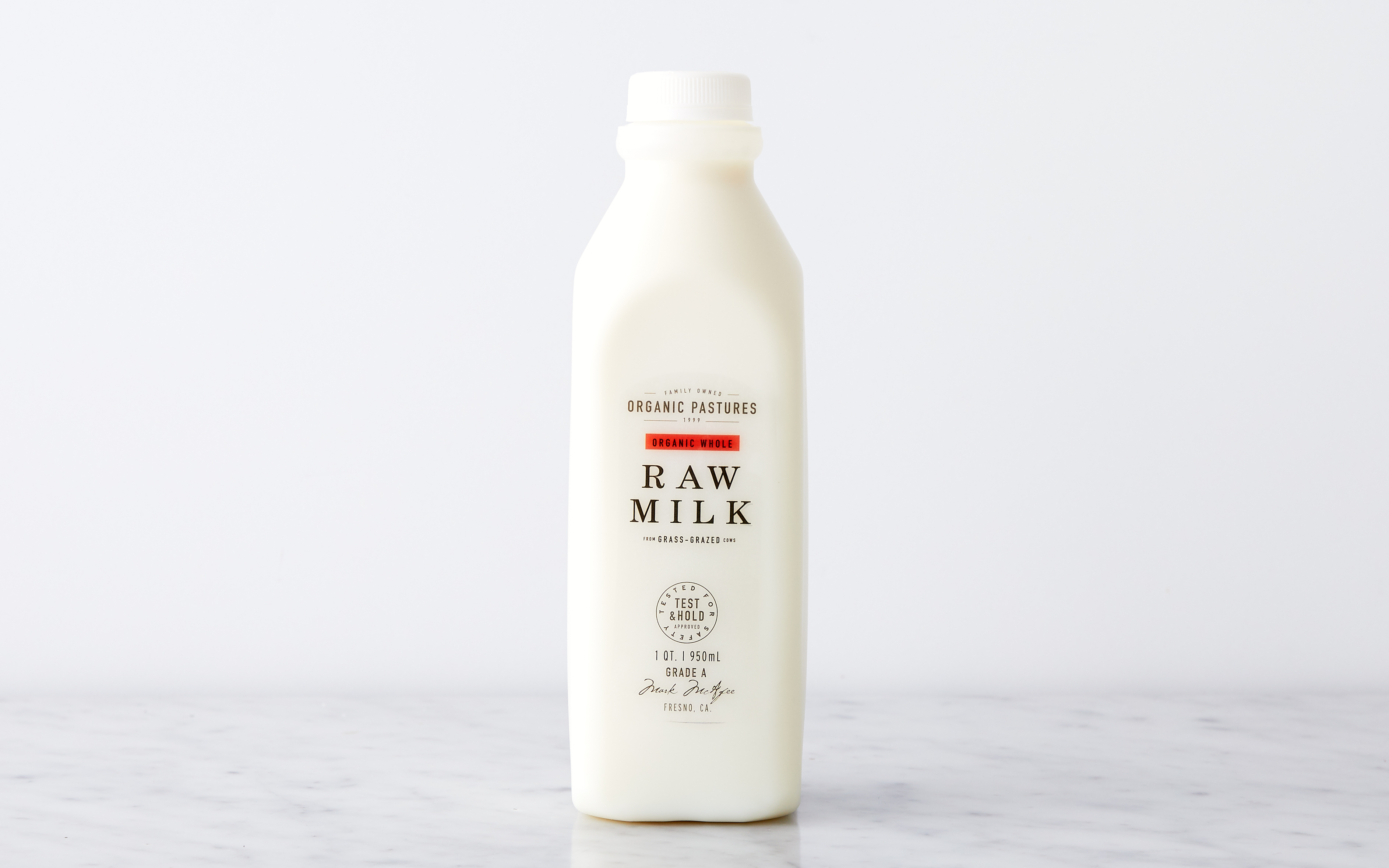 Whole Raw Milk | 1 quart | Organic Pastures Dairy Company | Good Eggs