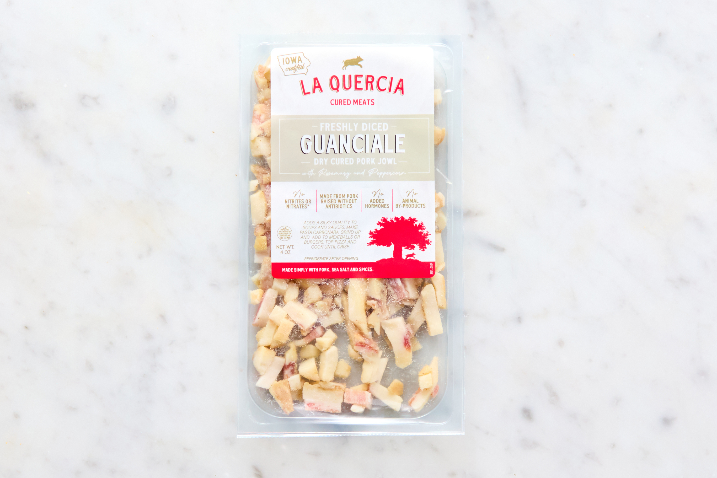 Diced Guanciale | 4 oz | La Quercia | Good Eggs