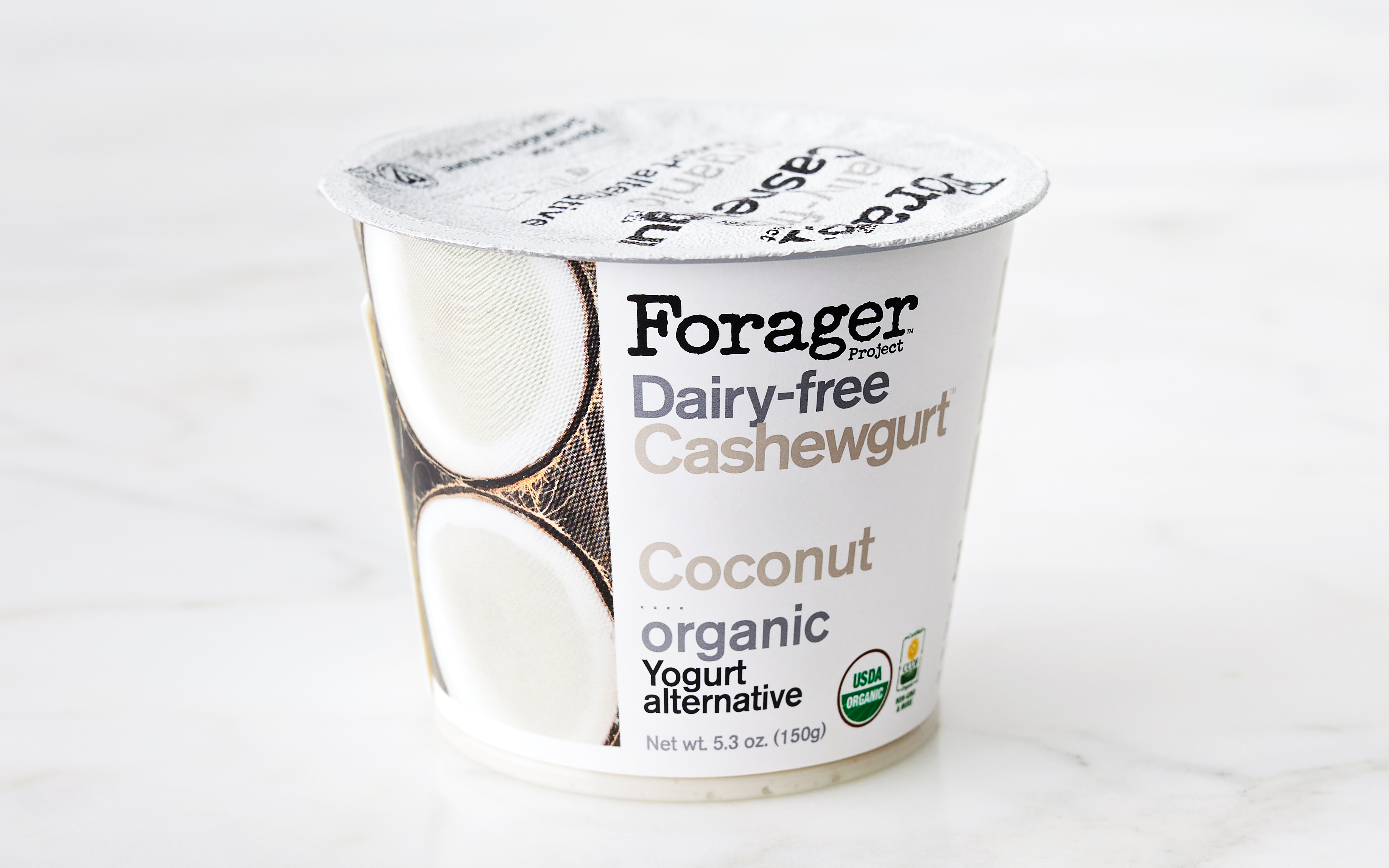 Organic Coconut Cashew Yogurt | 5.3 oz | Forager Project | Good Eggs