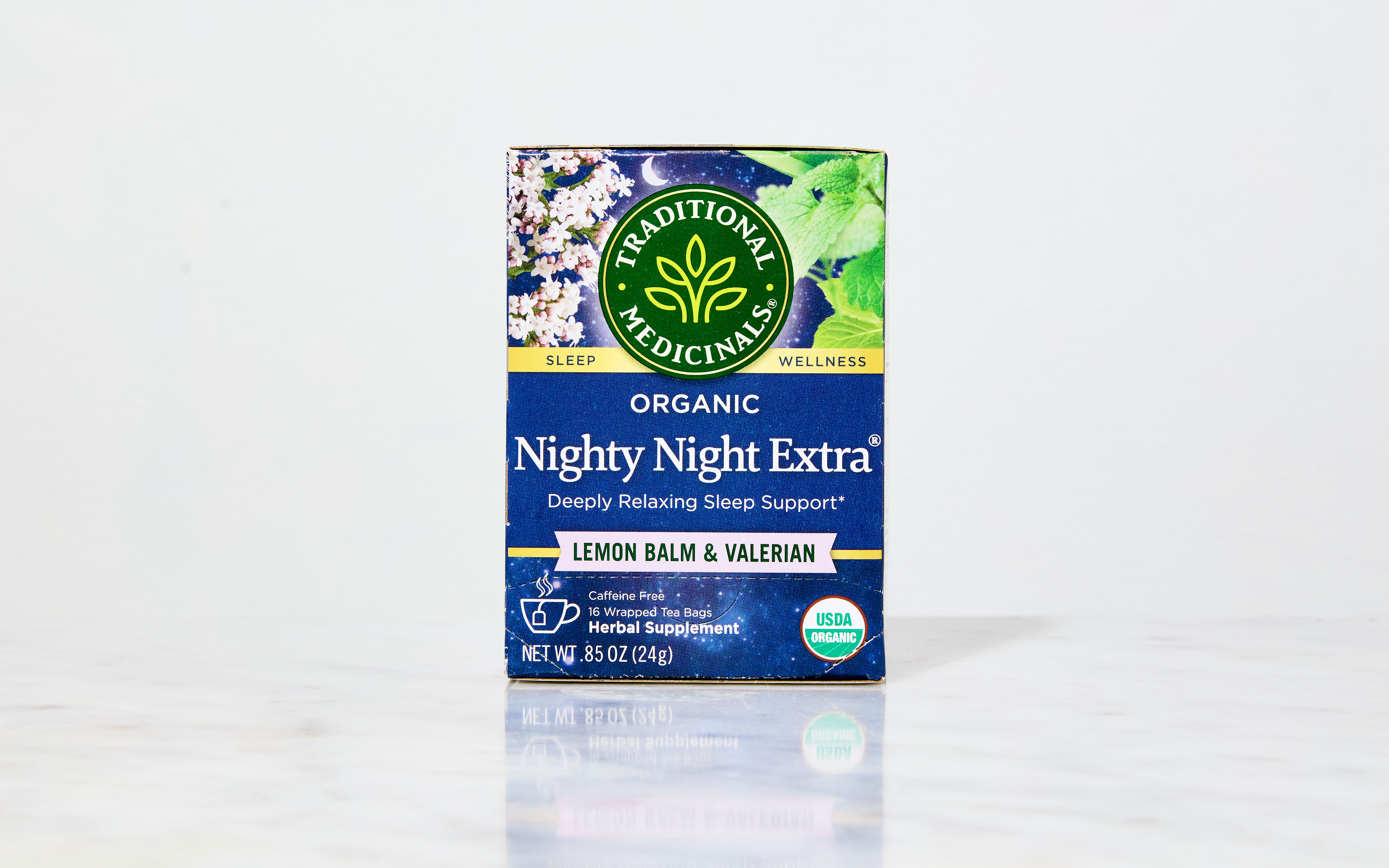 Organic Nighty Night Extra® Tea | 16 count | Traditional Medicinals ...