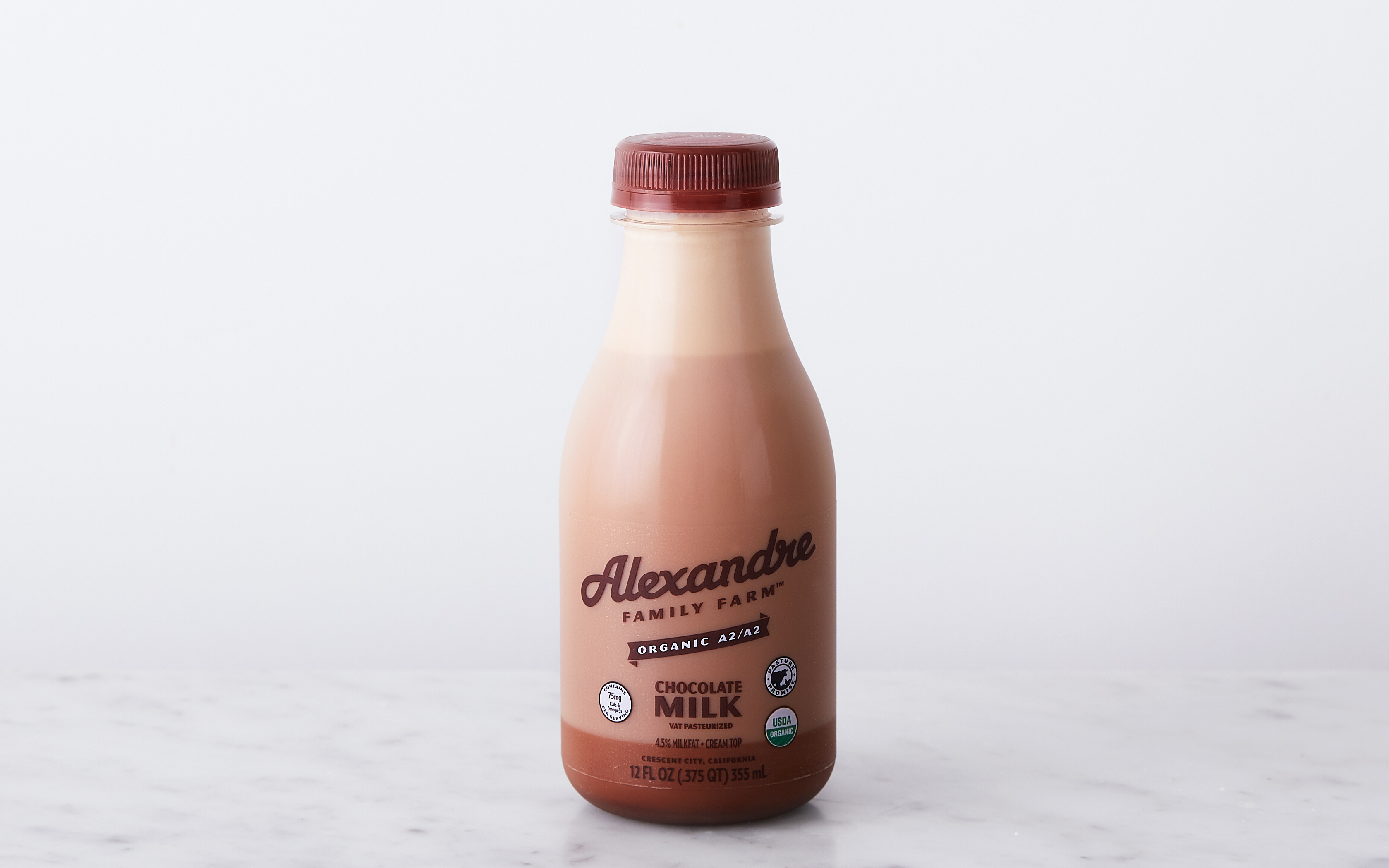 Organic A2 Chocolate Whole Milk | 12 fl oz | Alexandre Family Farm ...