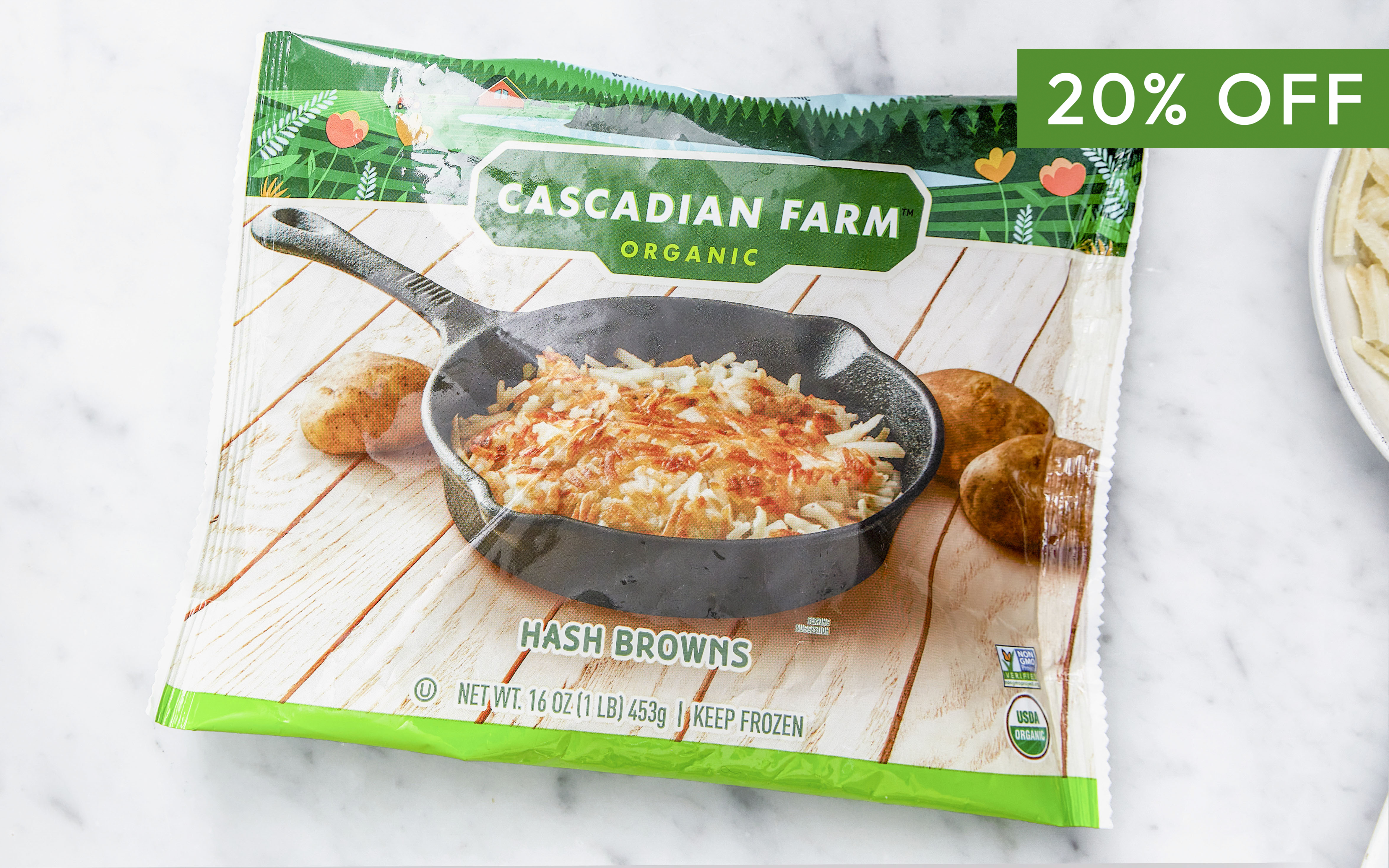 Organic Hash Browns | 16 oz | Cascadian Farm | Good Eggs