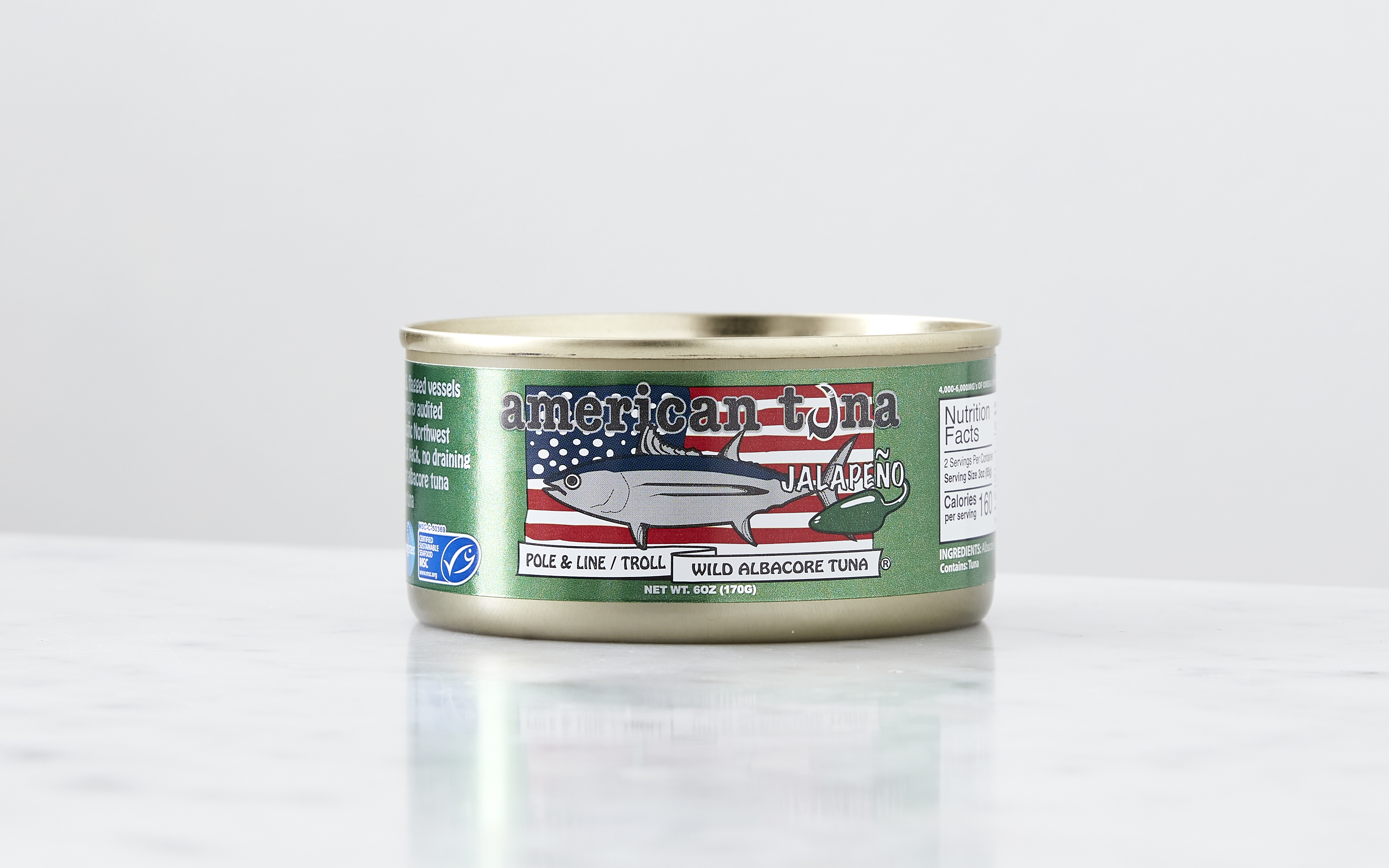 Wild Albacore Tuna with Jalapeño | 6 oz | American Tuna | Good Eggs