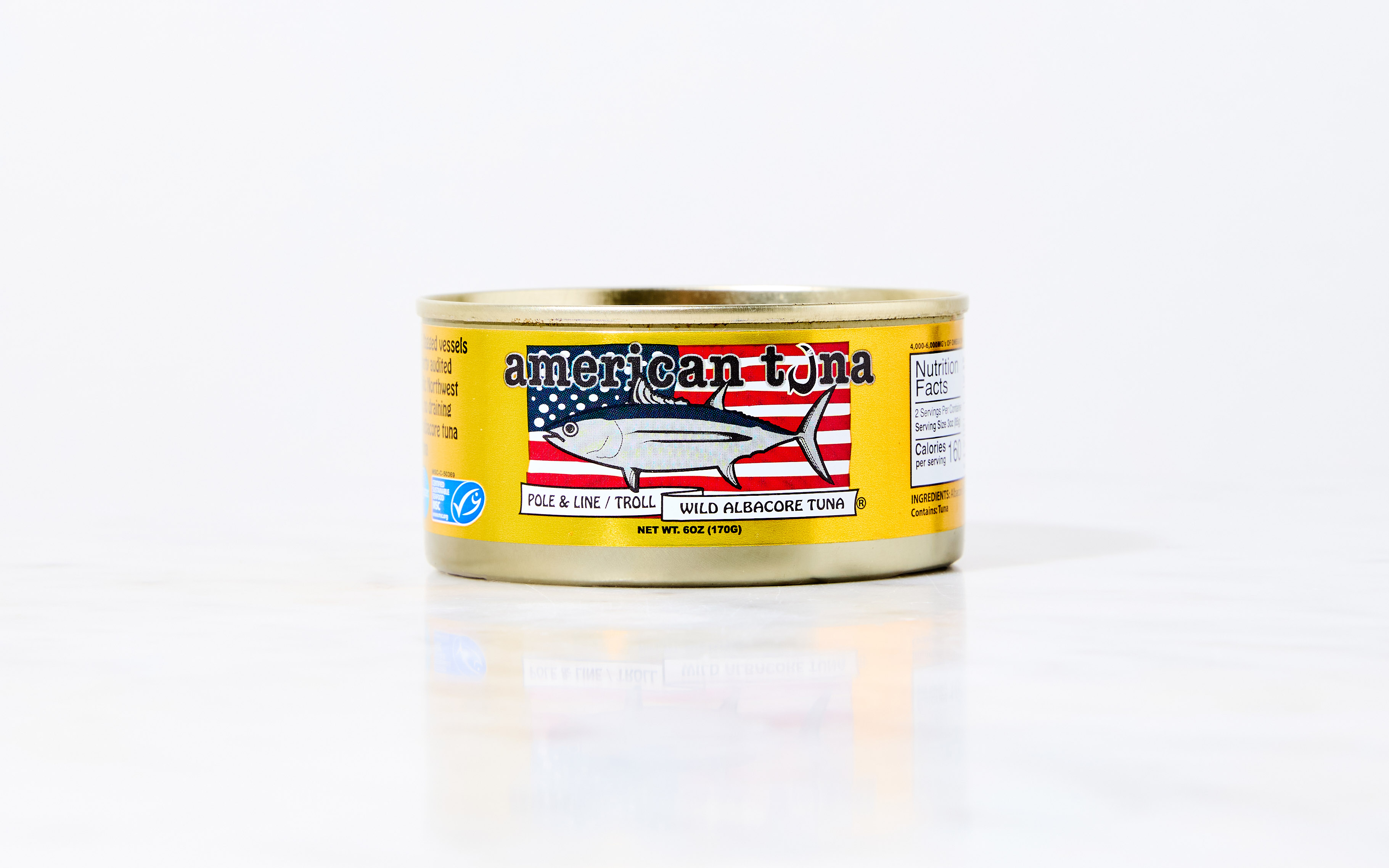 Wild Albacore Tuna with Sea Salt | 6 oz | American Tuna | Good Eggs