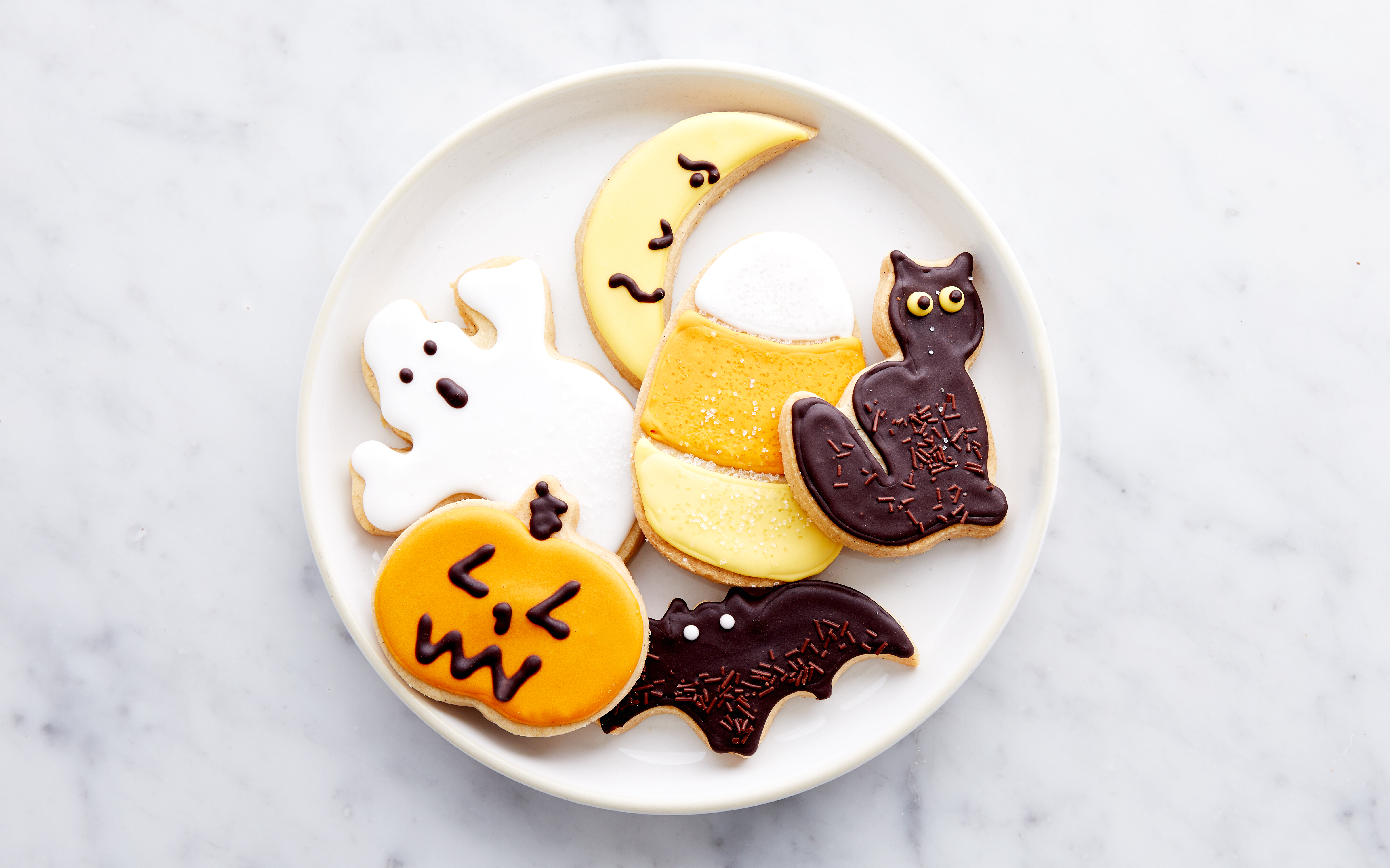 Hand Decorated Halloween Shortbread | 6 count | Batter Bakery | Good Eggs