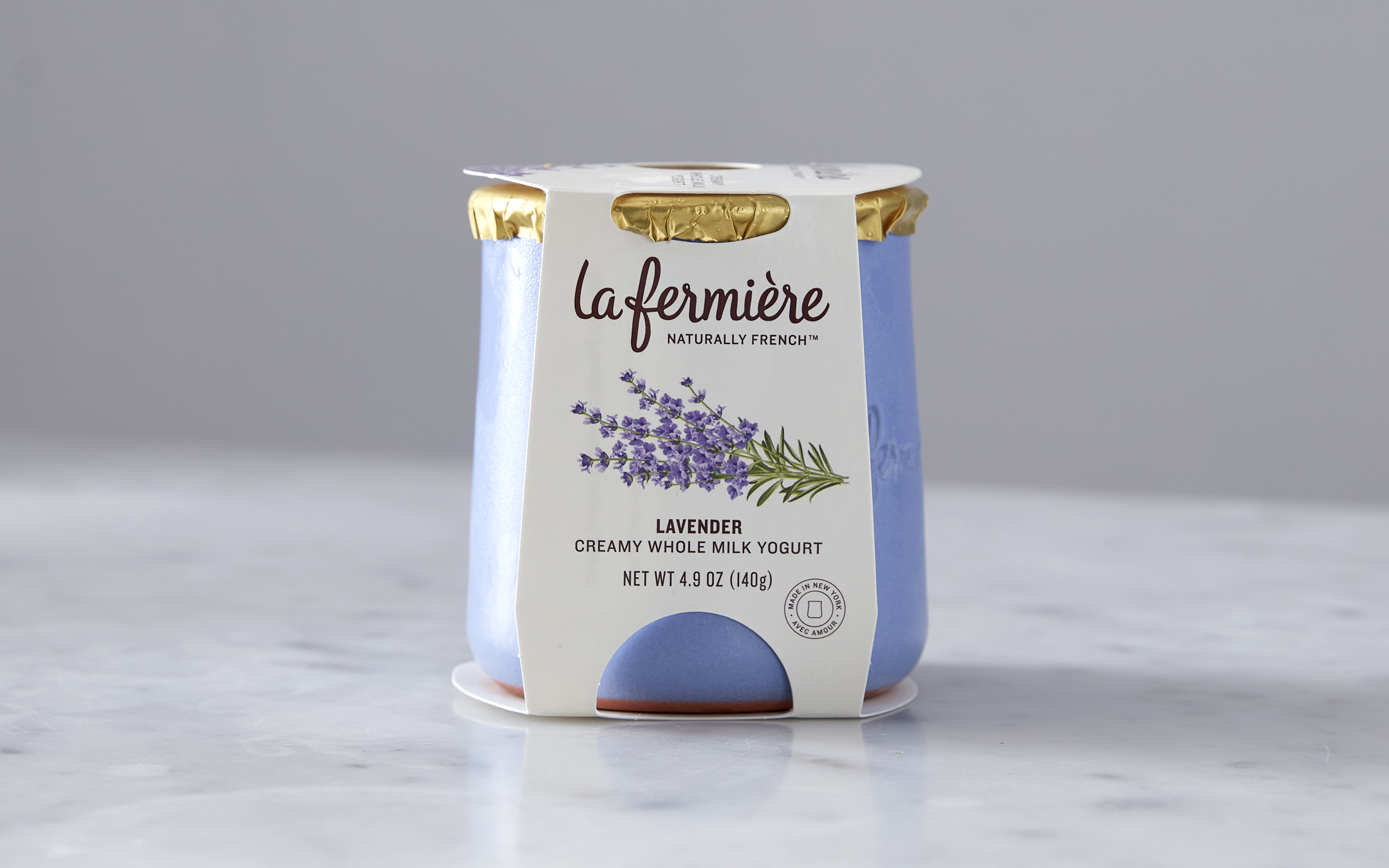 Lavender Yogurt | 4.9 oz | La Fermiere | Good Eggs