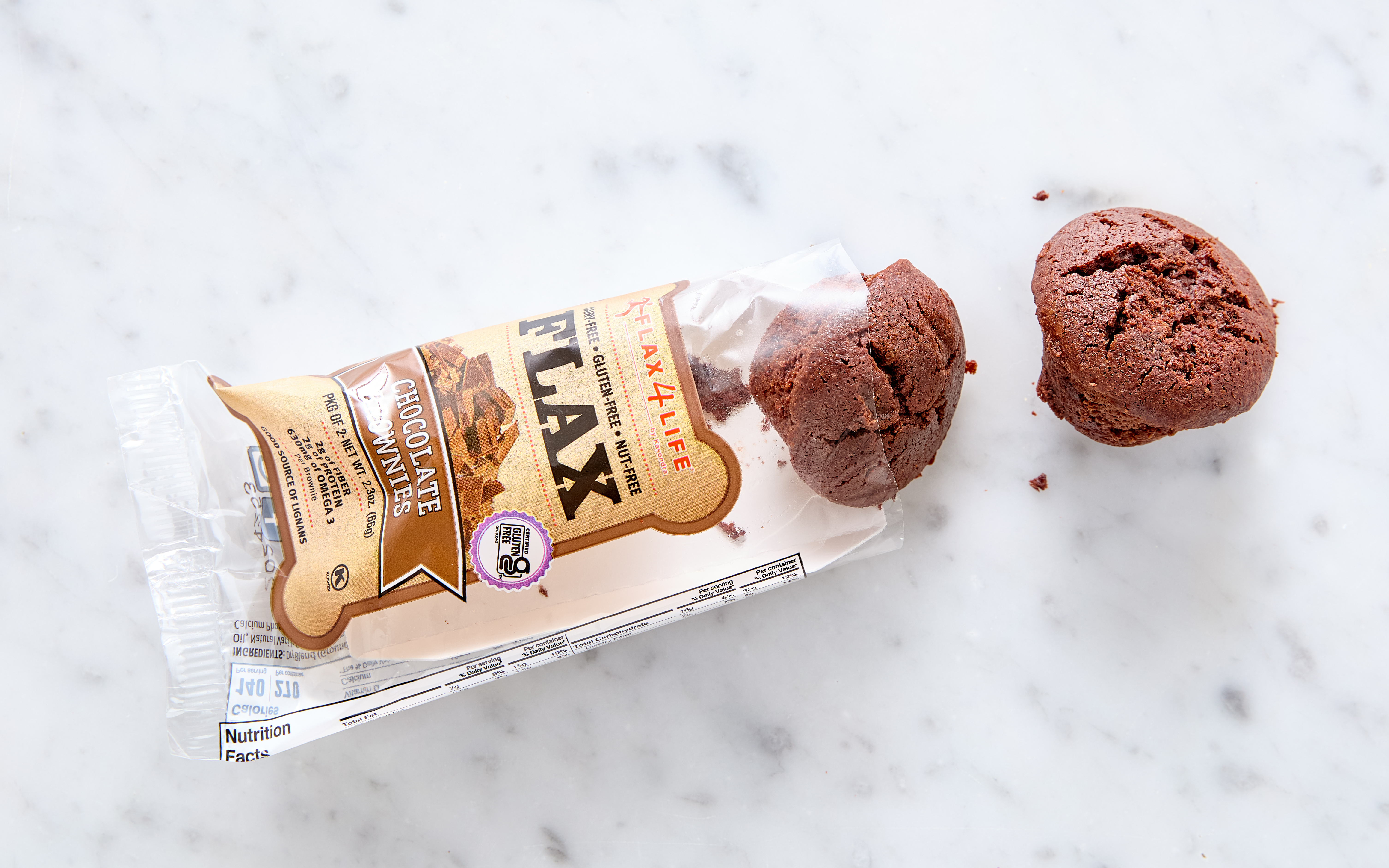 Gluten-Free Chocolate Mini Brownies | 1 count | Flax4Life | Good Eggs