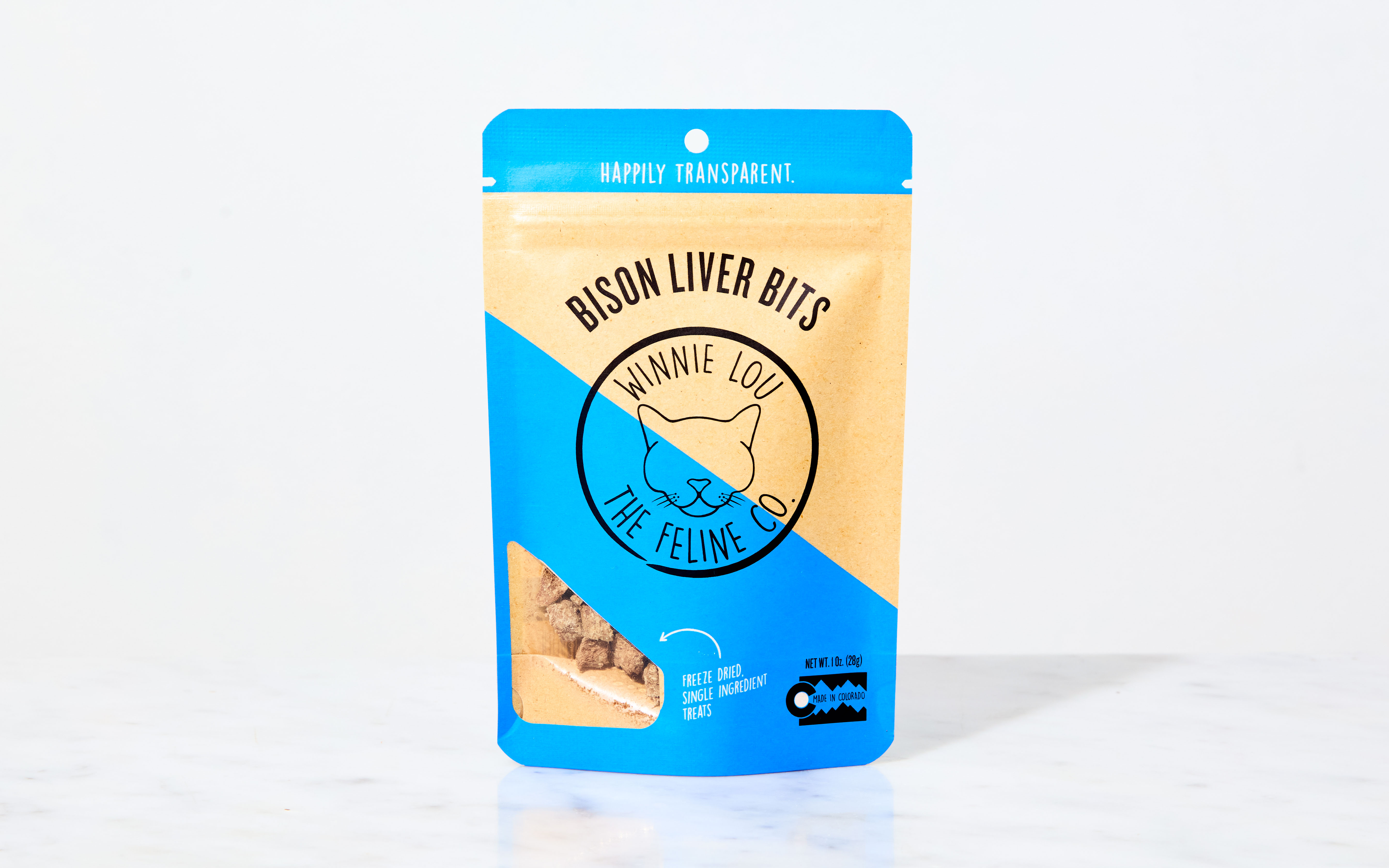Bison Liver Bits Cat Treats | 1 oz | Winnie Lou | Good Eggs